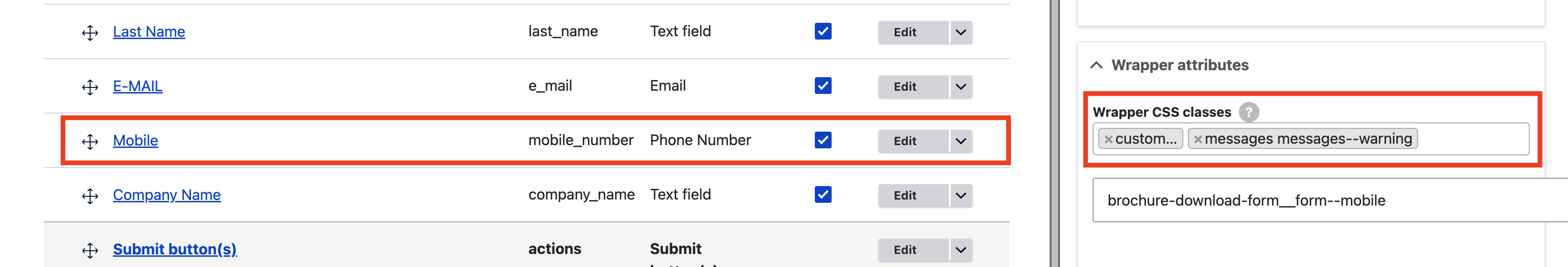 Phone Number is not taking classes. [#3410440] | Drupal.org