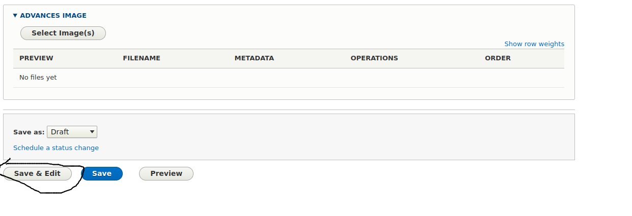 save edit button not working with image field in Drupal 10 [#3415170] | Drupal.org