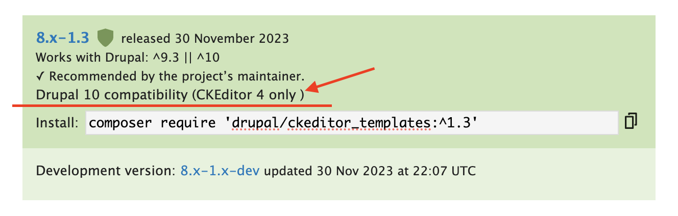 How to remove dependencies on CKEditor 4? [#3414658] | Drupal.org