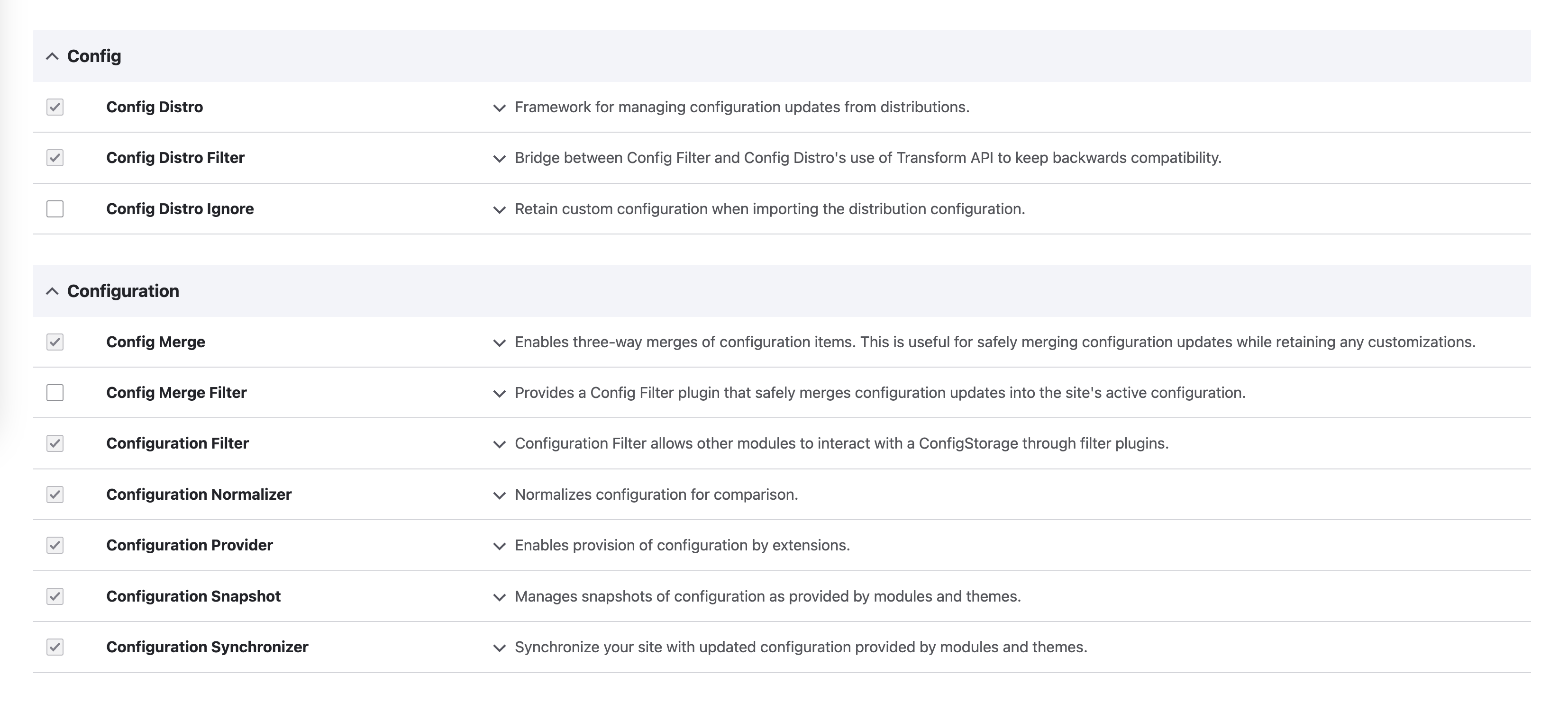 Move config distro into the configuration package with the rest of its ...