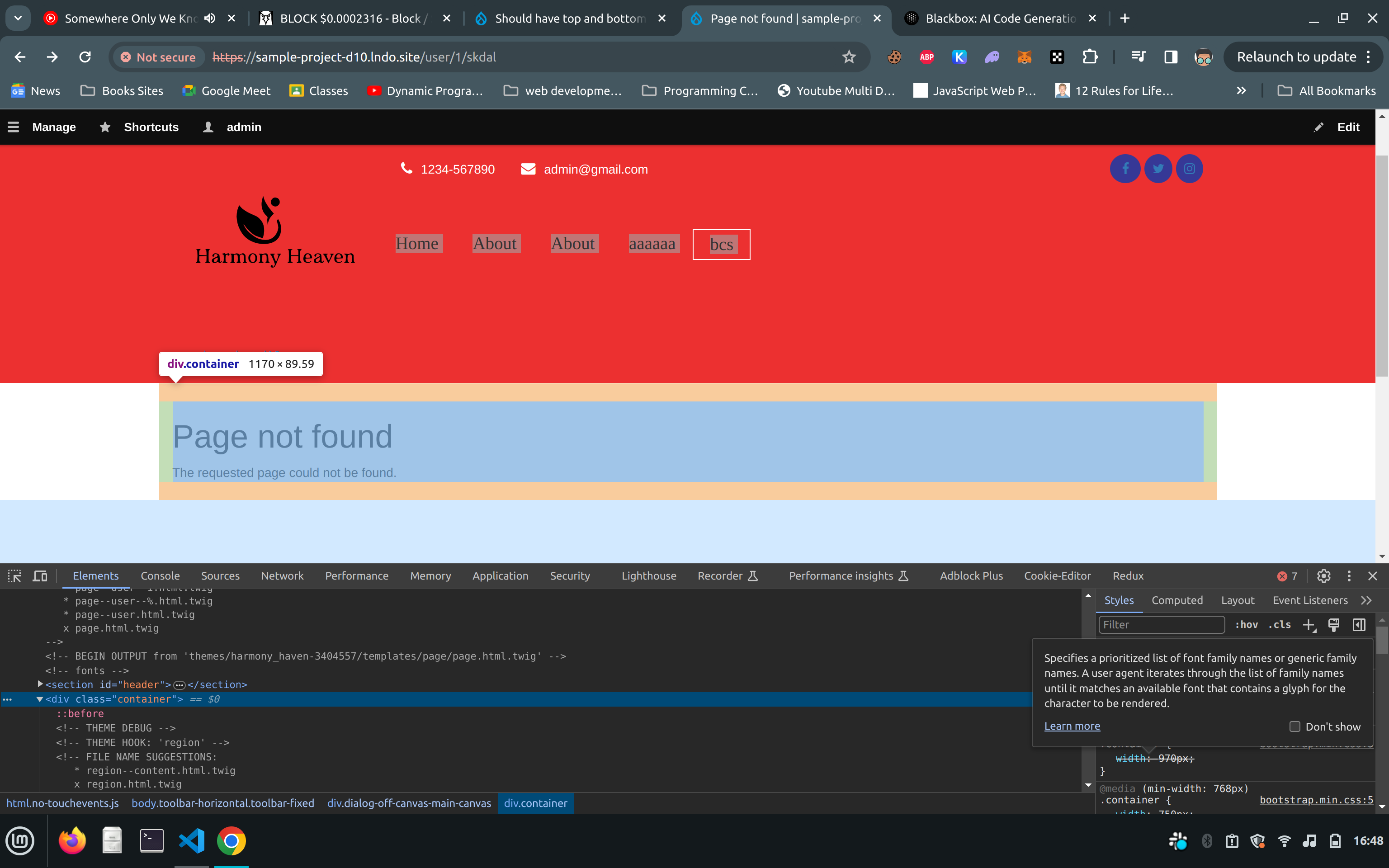 Should have top and bottom space for the main content body. [#3404557] | Drupal.org