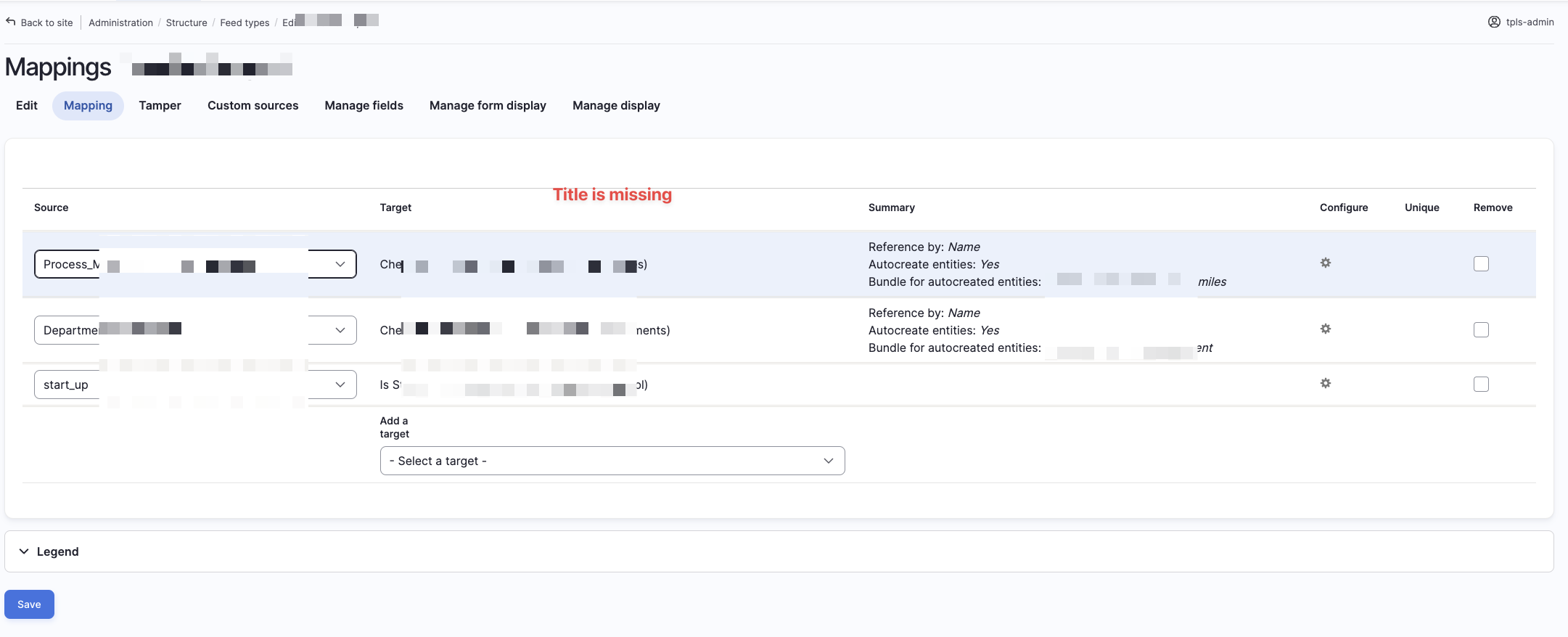 Entire Feeds mapping interface is broken in GIN. [#3420526] | Drupal.org
