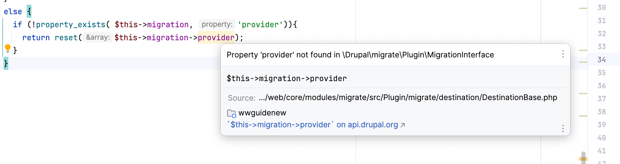 TypeError: reset(): Argument #1 ($array) must be of type array, null ...