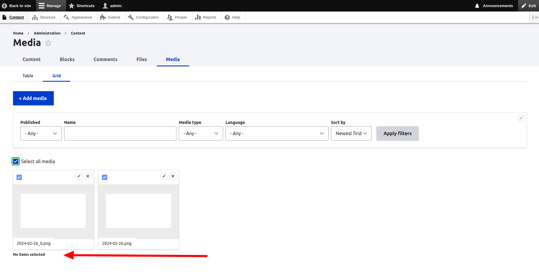Missing views bulk operations on the media grid view [#3423758 ... Missing views bulk operations on the media grid view [#3423758 ...