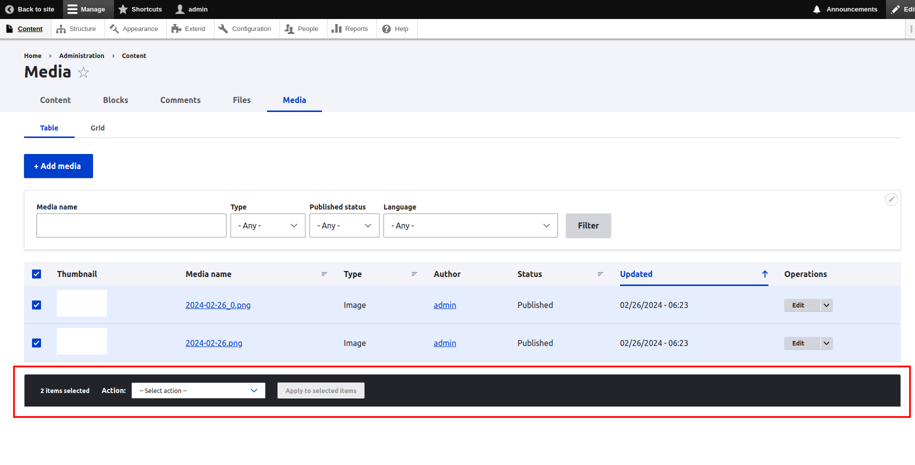 Missing views bulk operations on the media grid view [#3423758 ... Missing views bulk operations on the media grid view [#3423758 ...