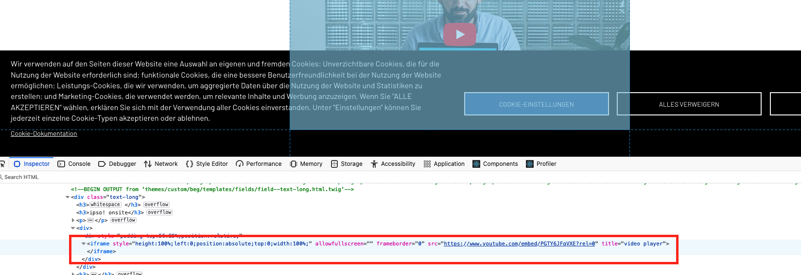 Iframe not blocked [#3431230] | Drupal.org