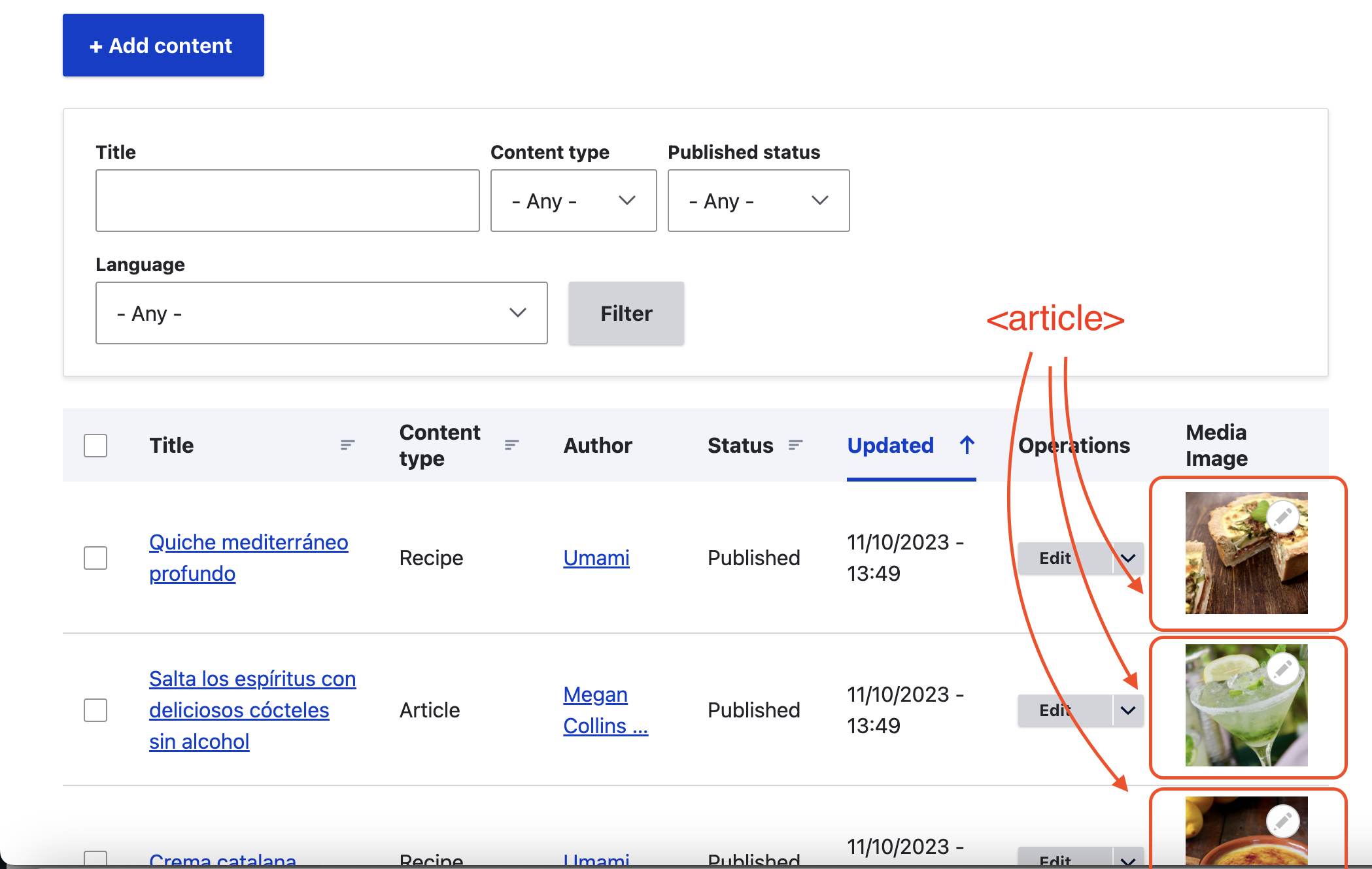 Excess use of article HTML-tag for media [#3432727] | Drupal.org