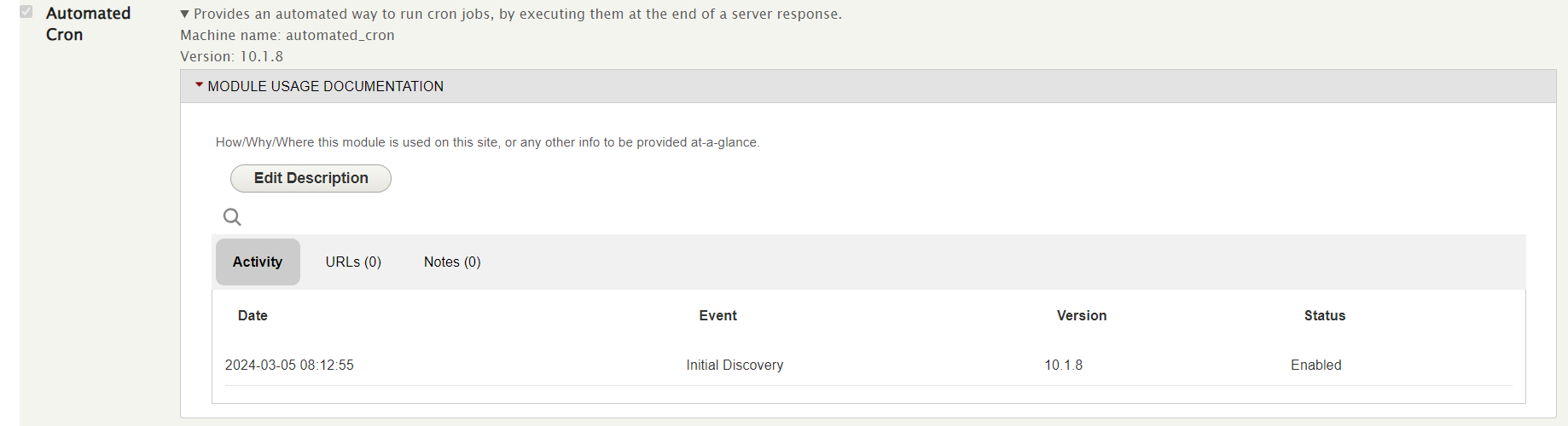 configuration not appearing under module [#3436747] | Drupal.org