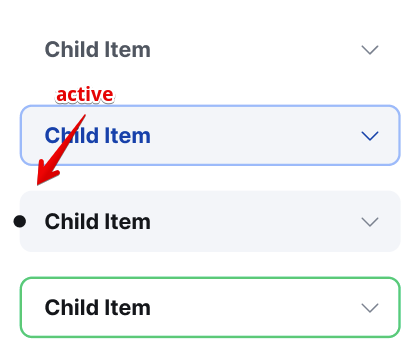 Second level should be marked as active and expanded when level three menu item is active ...