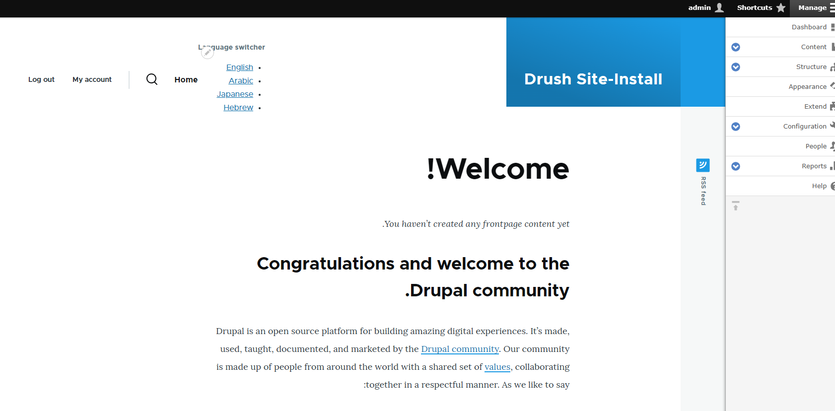 For RTL languages, Navigation menu should show on the right [#3443607] | Drupal.org