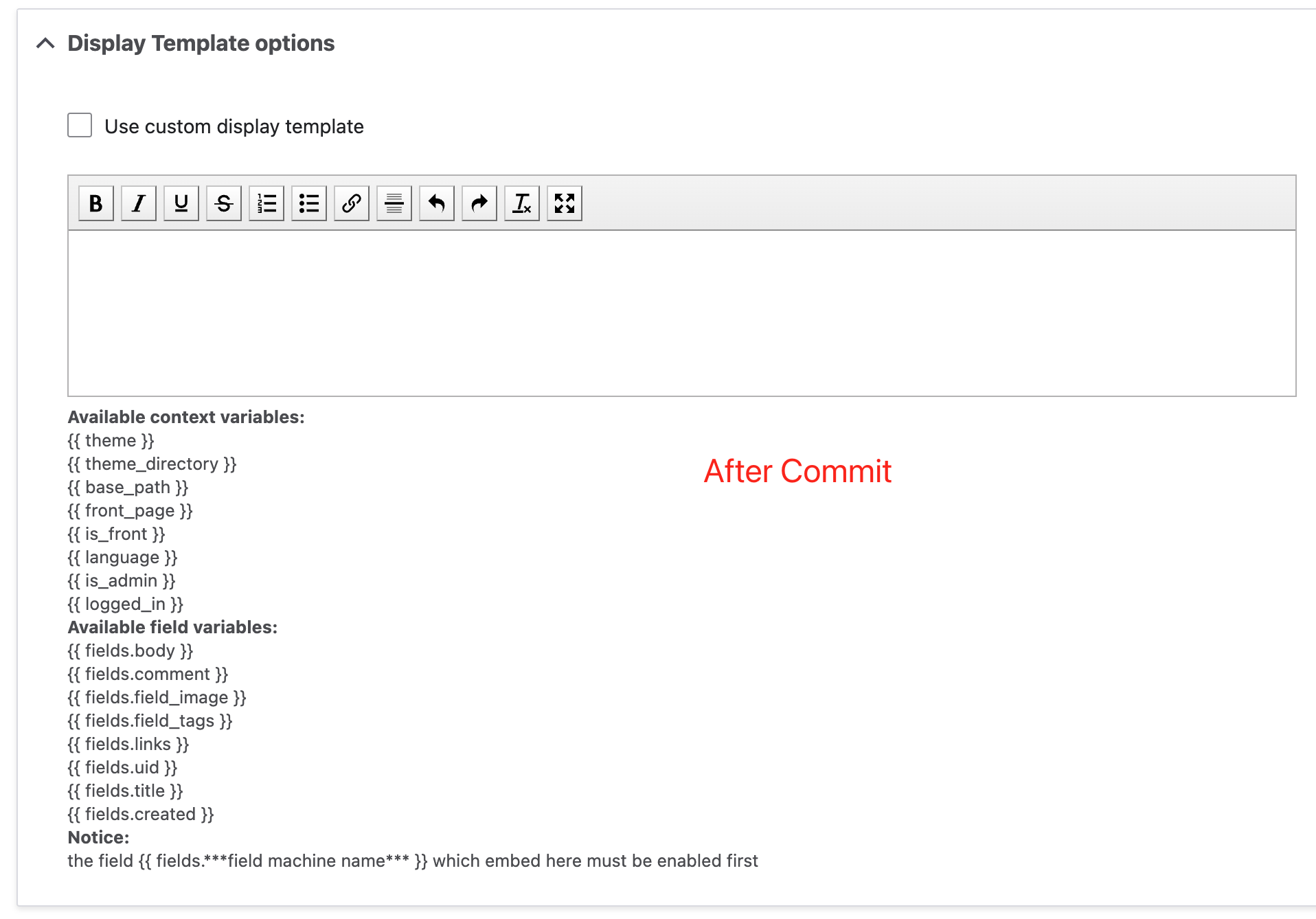 Add more readable field syntax reminder on UI [#3448277] | Drupal.org