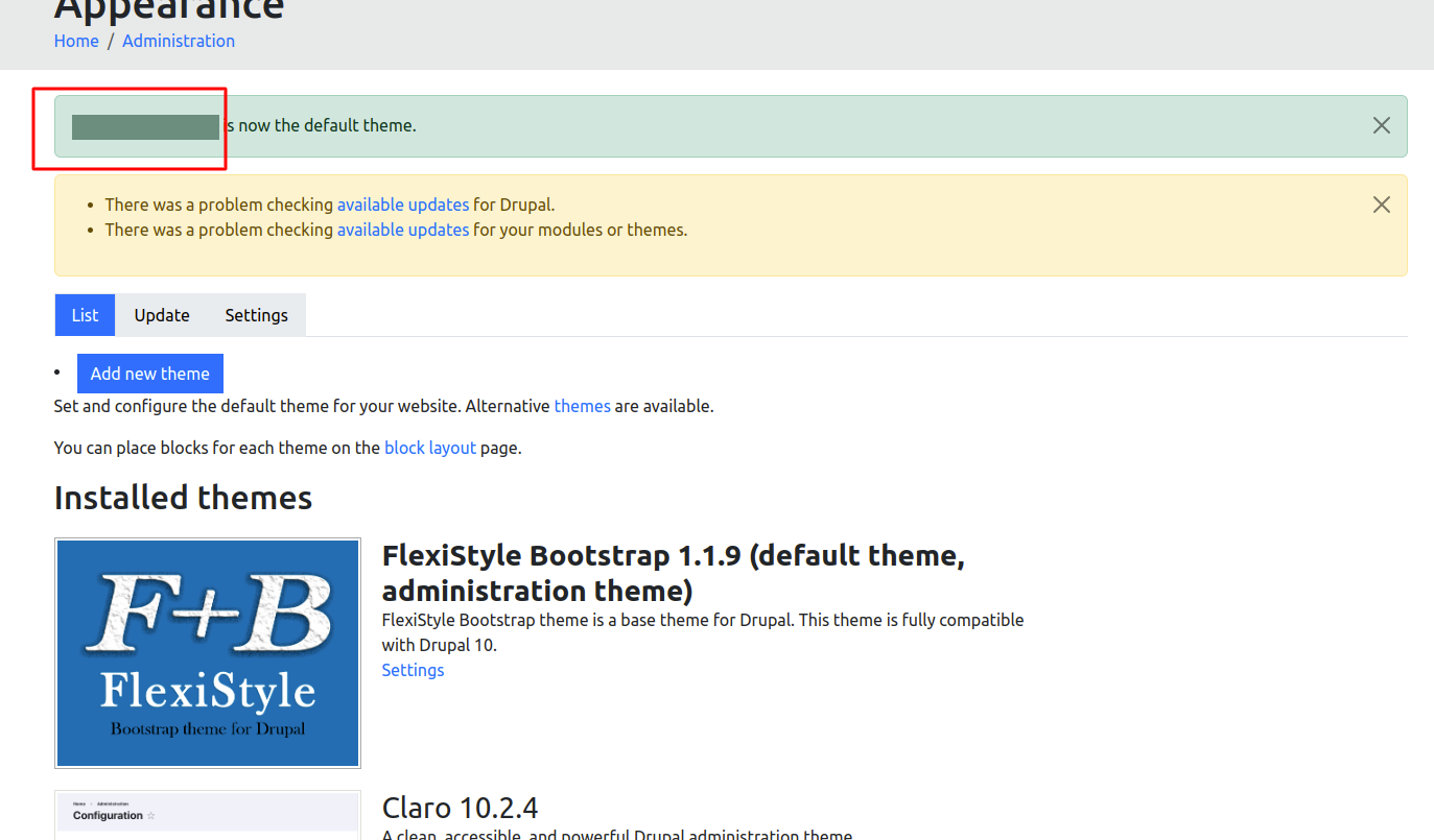Alert text is hidden [#3448496] | Drupal.org