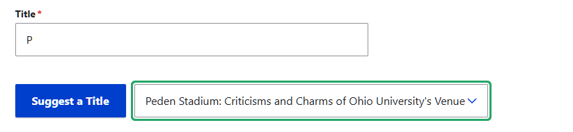 Title generation [#3451675] | Drupal.org