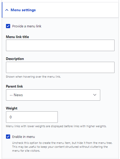 D10 port of Disable Node Menu Item [#3453493] | Drupal.org