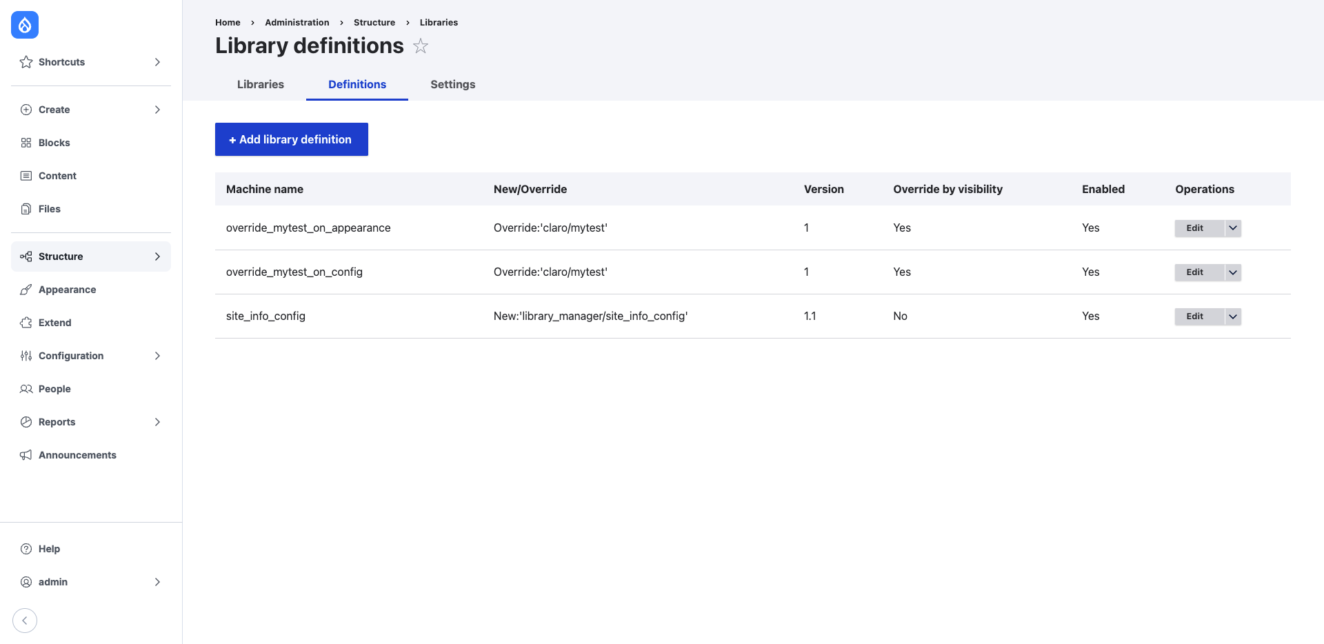 Override library on certain pages [#3460408] | Drupal.org