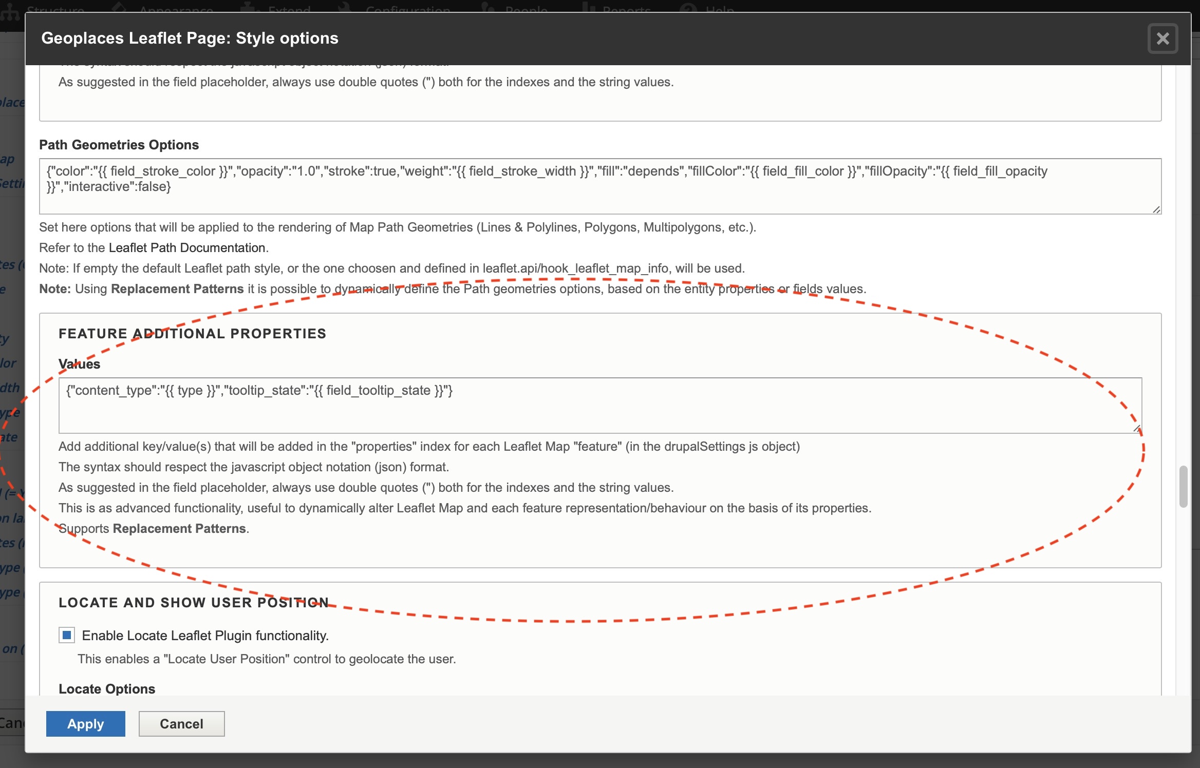 Leaflet_views multiple geofield selected customisation [#3459897 ...
