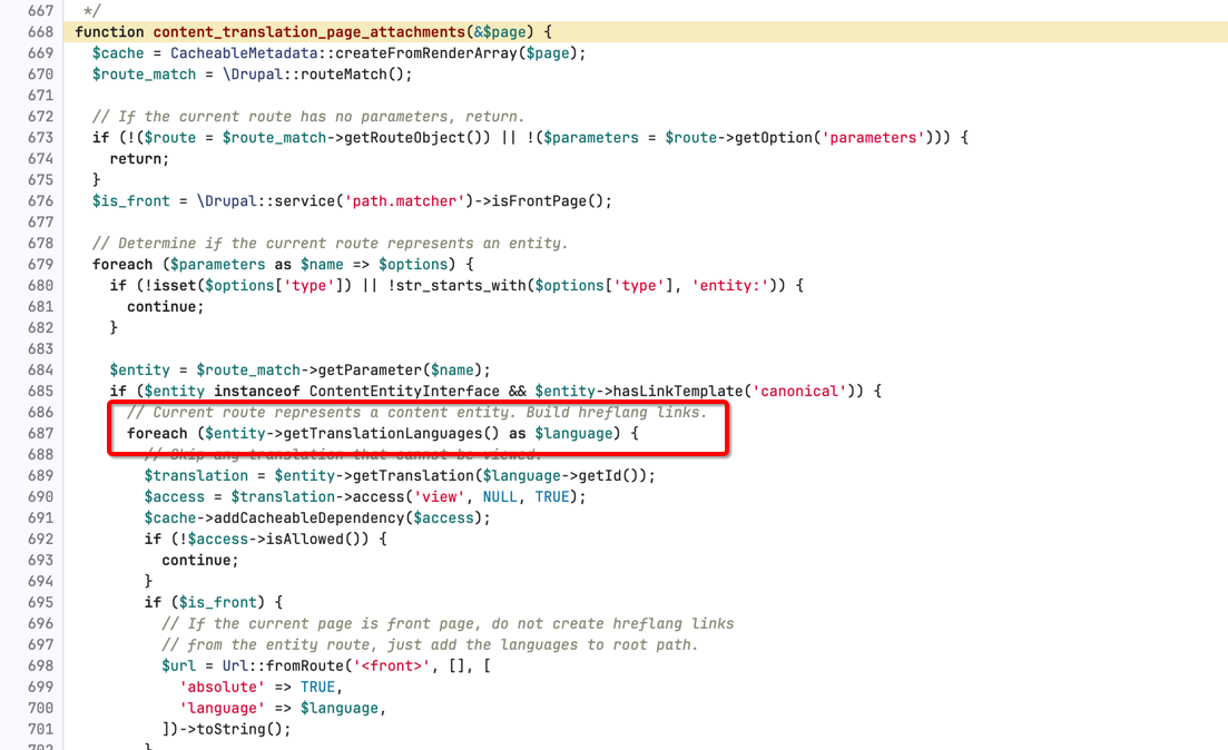 Omit hreflang for entities without translations [#3469916] | Drupal.org