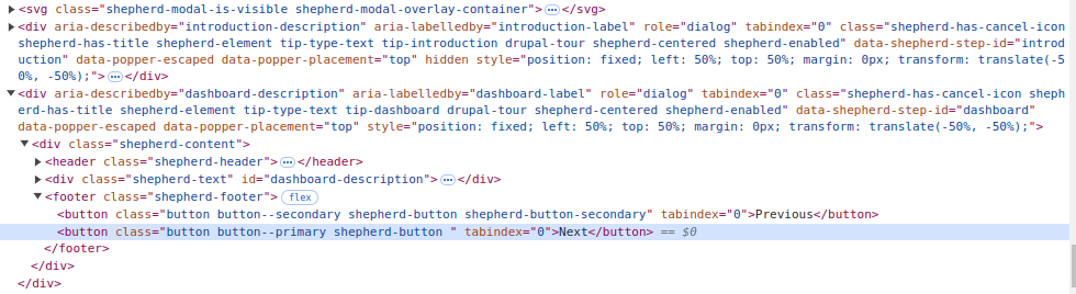 Next/Previous Buttons Generated Incorrectly in non-admin theme. [#3471901] | Drupal.org