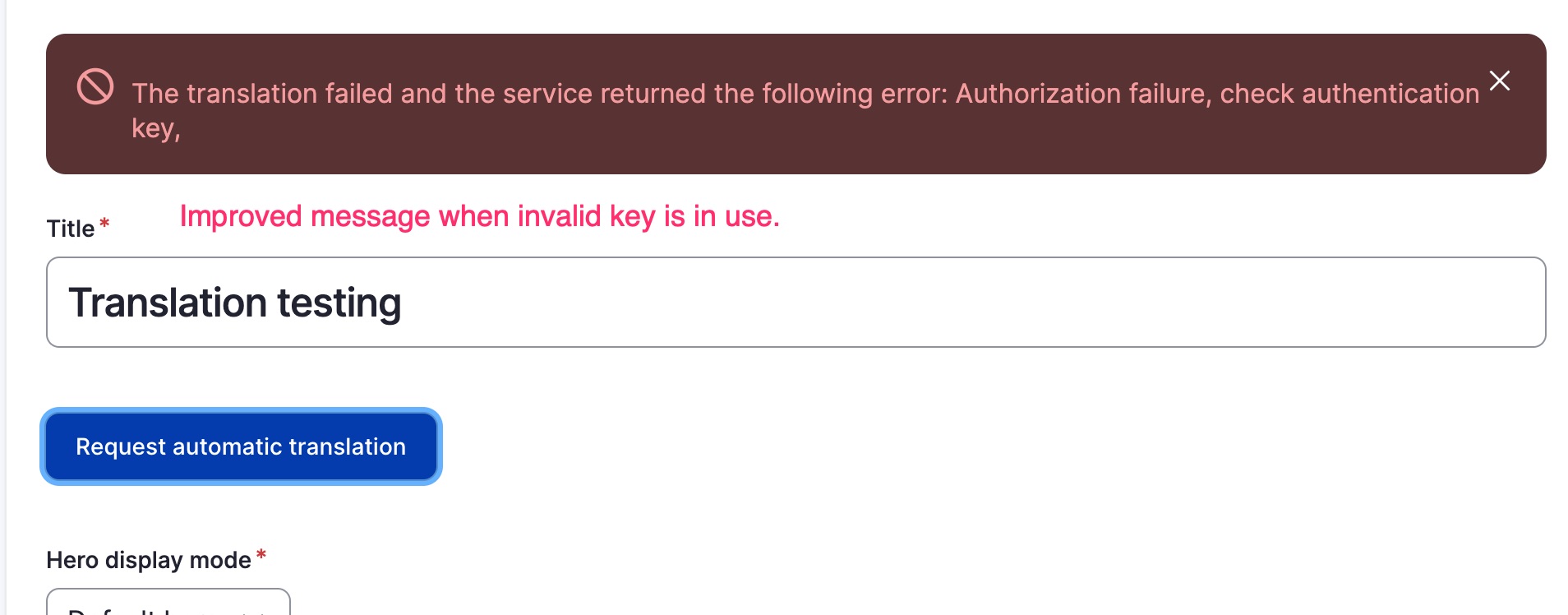 Improve error handling when authentication failed [#3476766] | Drupal.org