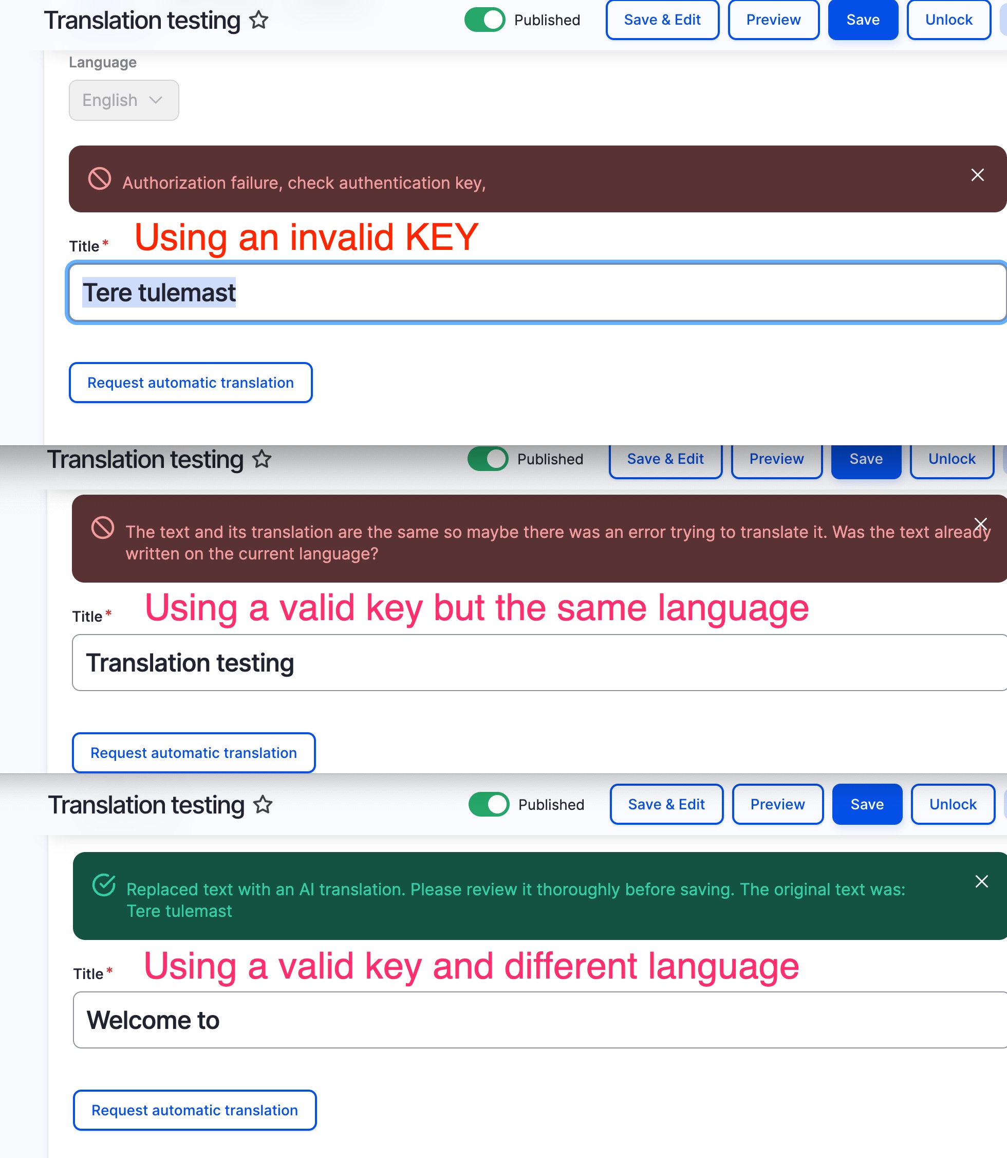 Improve error handling when authentication failed [#3476766] | Drupal.org