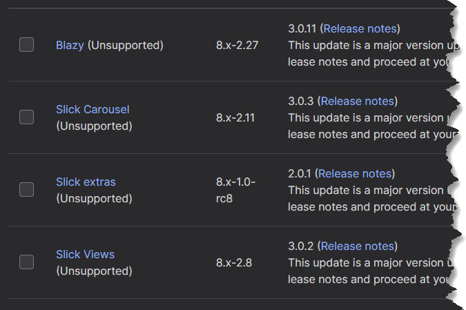 Cannot update Slick module collection [#3478686] | Drupal.org