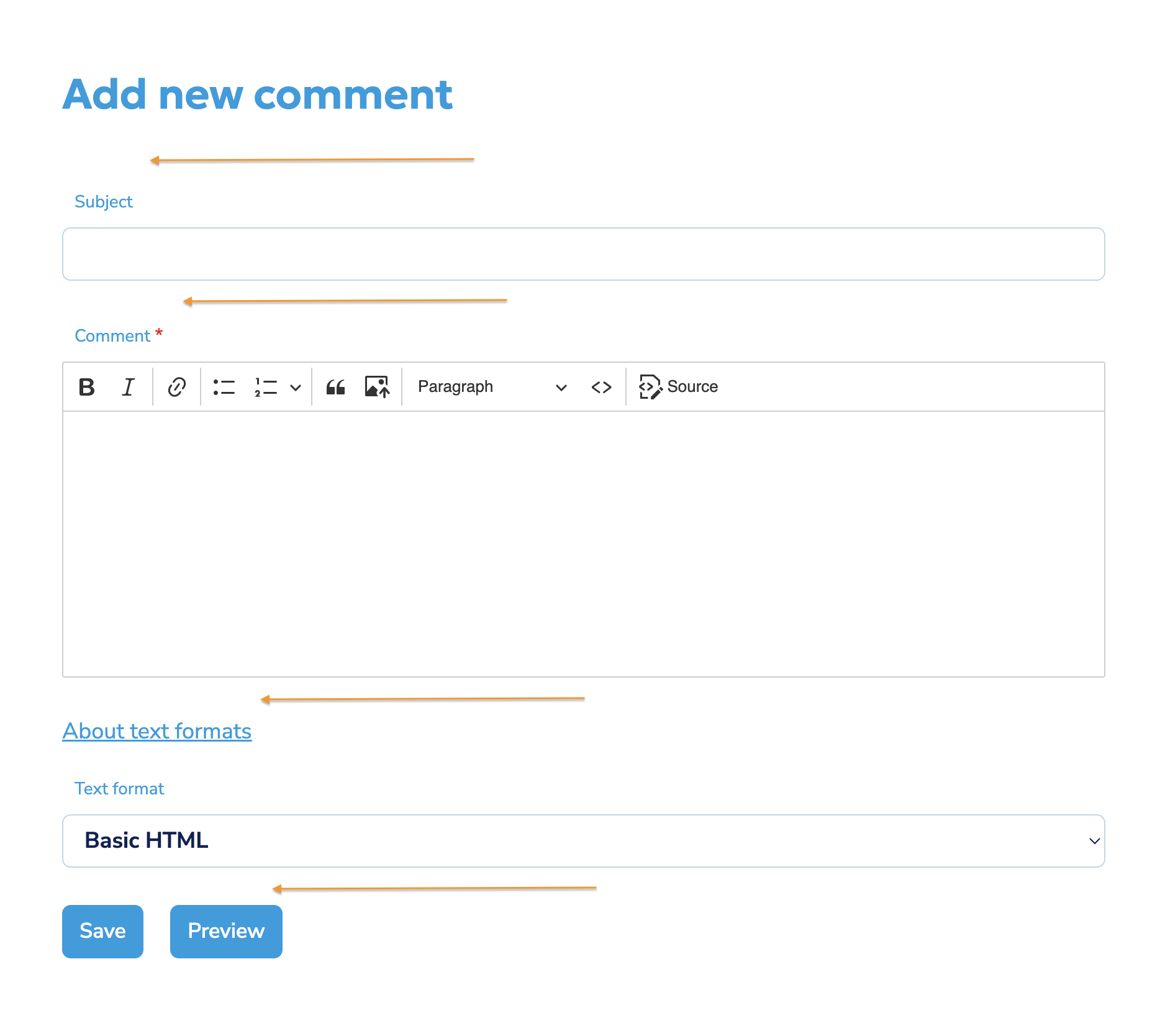Remove extra space from, Add new comment section. [#3481628] | Drupal.org