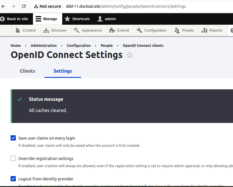 'Settings' option not accessible [#3486049] | Drupal.org