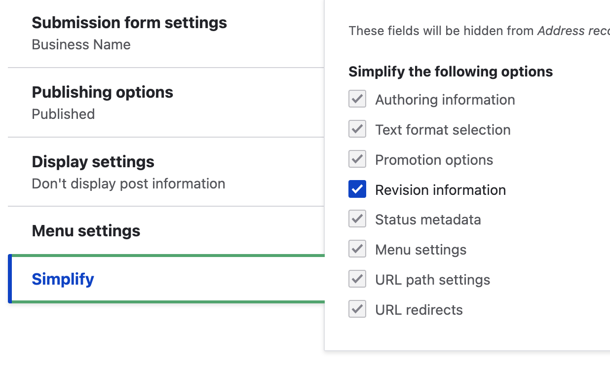 Vertical tab is visible when all items are hidden [#3488386] | Drupal.org
