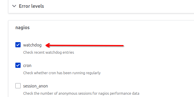 It seems watchdog settings are never visible [#3489959] | Drupal.org
