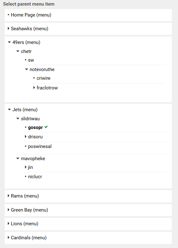 Minor UX improvements on menu items [#3492727] | Drupal.org