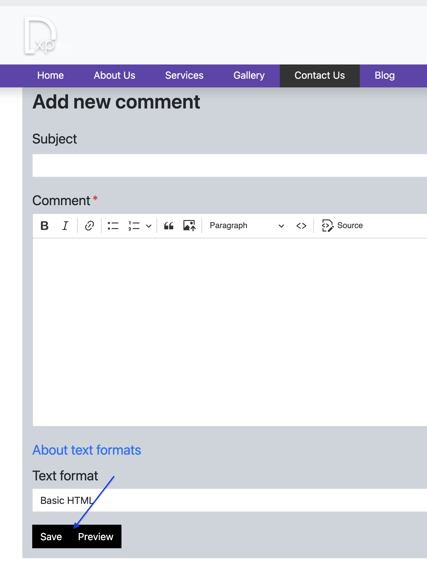 In Add new comment, need space between save and preview. [#3493761] | Drupal.org