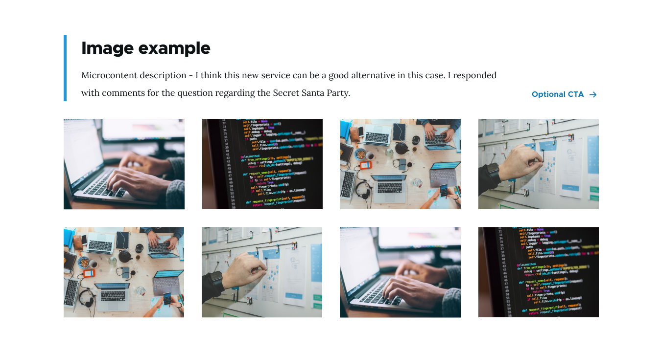 Create designs for Image grid component within Olivero for XB [#3497477] | Drupal.org