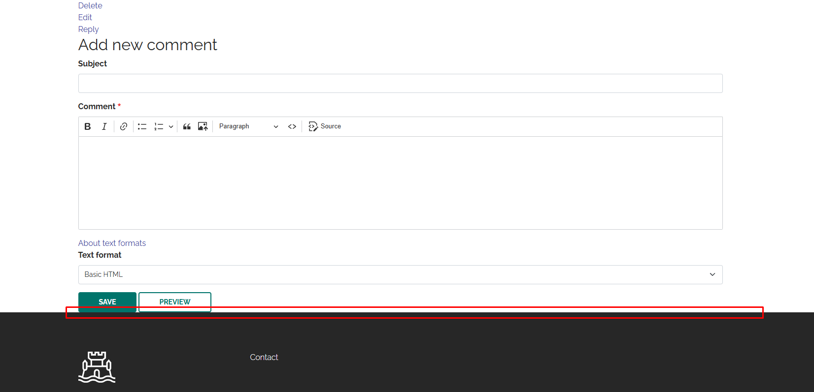 Fix spacing issue above footer [#3498494] | Drupal.org