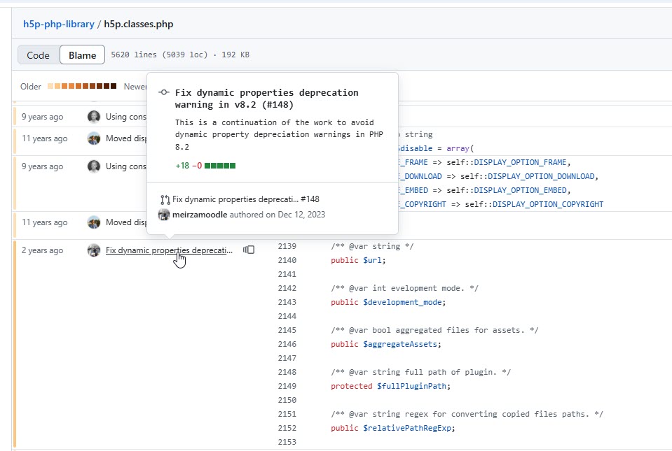 PHP 8.3 dynamic properties deprecated warnings [#3464657] | Drupal.org