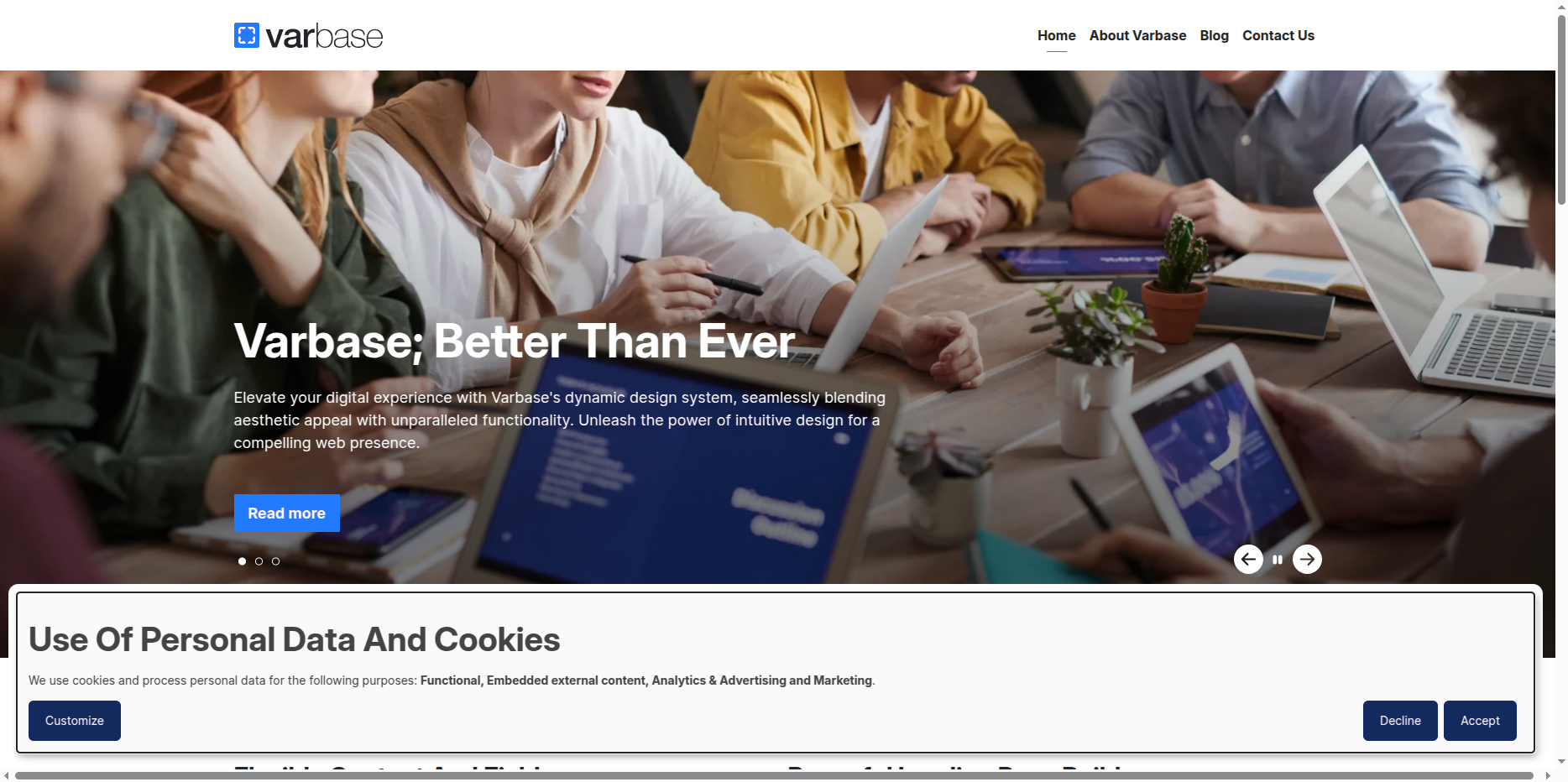 Add Varbase Privacy recipe for optional default configs for Cookie & Consent Management ...