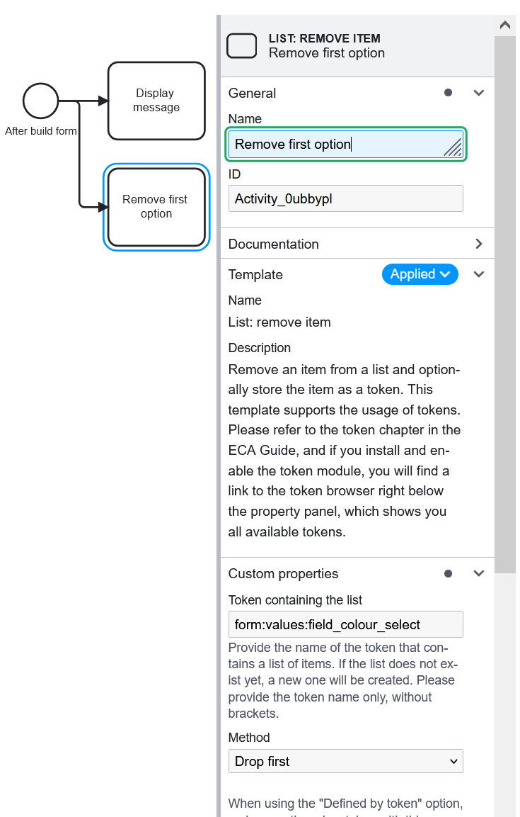 List: Remove Item (checkboxes vs radio buttons) [#3518012] | Drupal.org