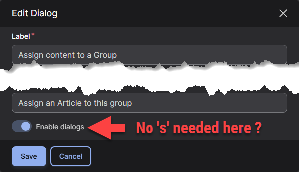 A minor UI (UX) issue [#3523176] | Drupal.org