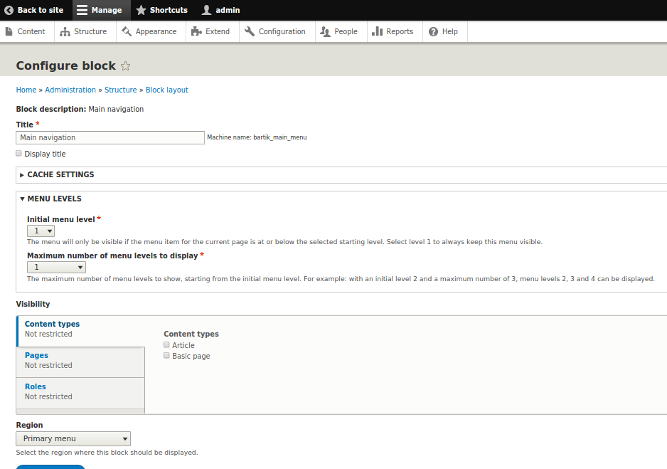 Re-order the 'place/configure block' form so it's focused on the task ...
