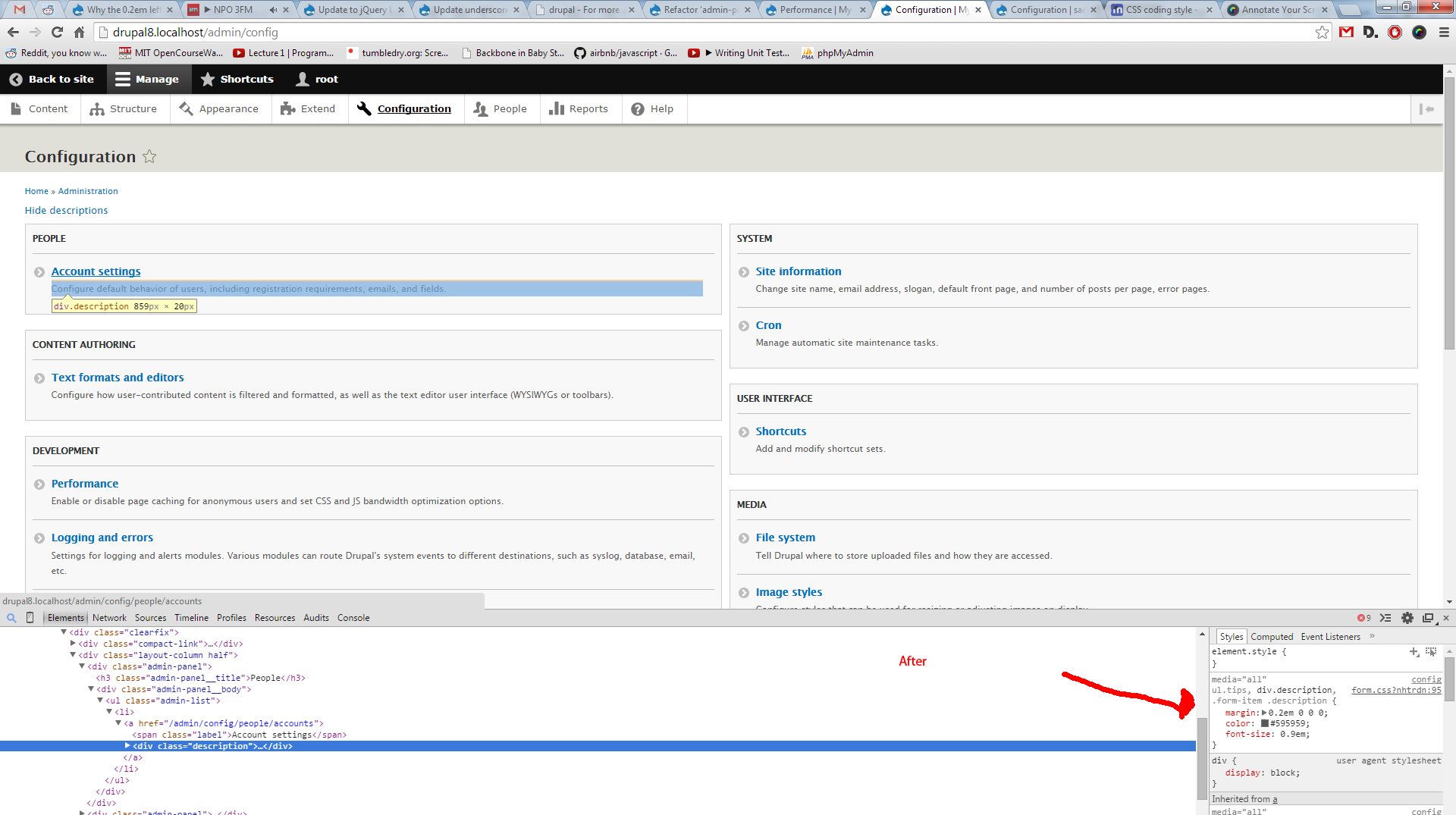 Refactor 'admin-panel' CSS component [#2399939] | Drupal.org