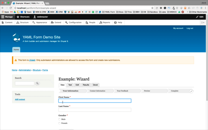 Post commit '0f3ae09' custom validation via form_alter sends user to ...