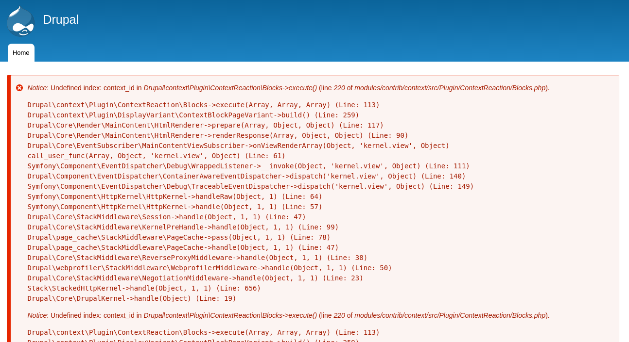 Contextual links missing for pages rendering with Context [#2853565] | Drupal.org