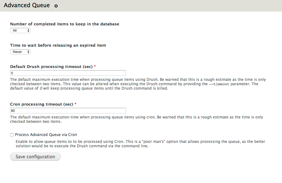 The timeout units are not apparent from the admin page [#2858407] | Drupal.org