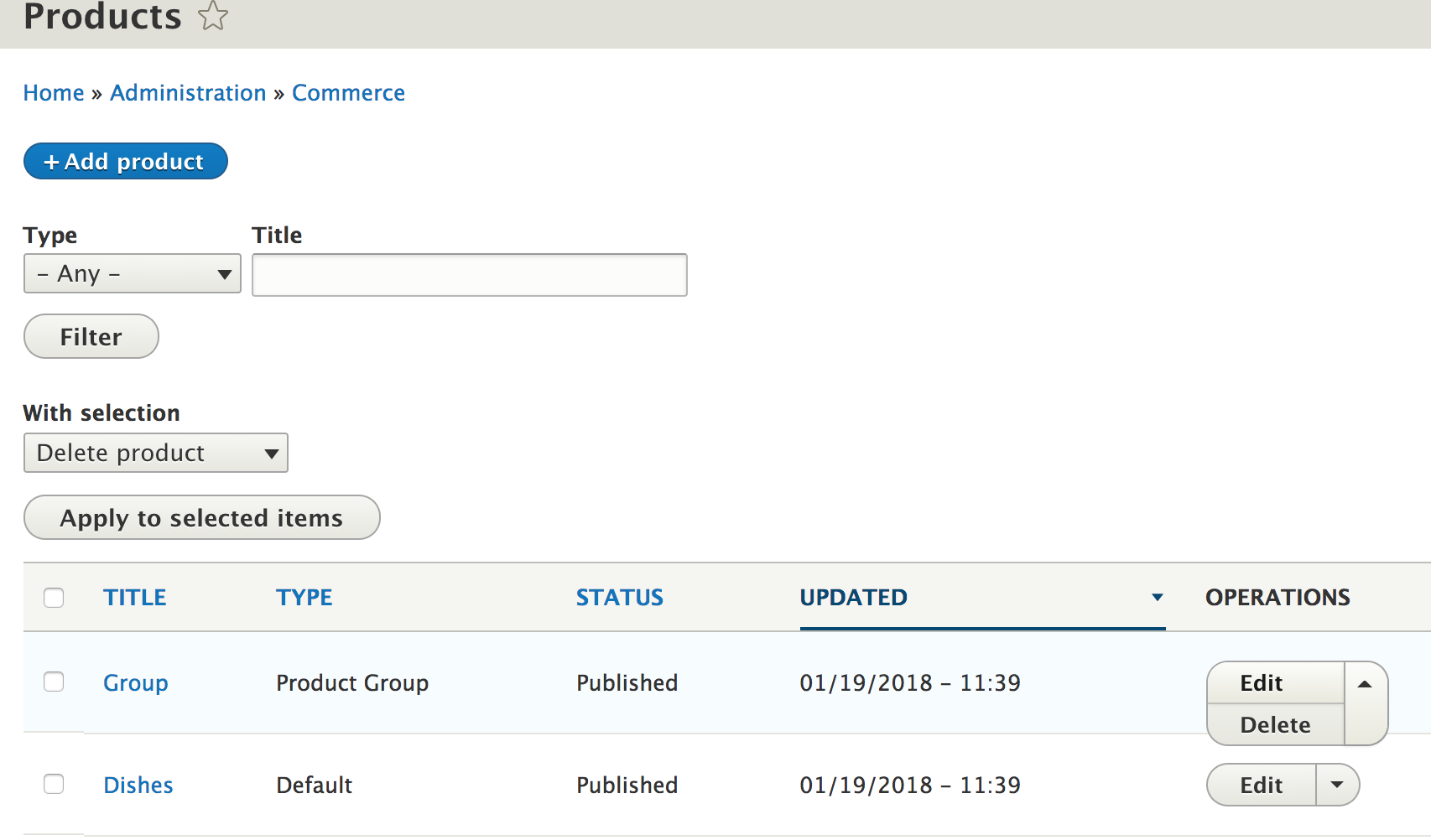 When deleting product, variations are deleted even if they are referenced by different products ...