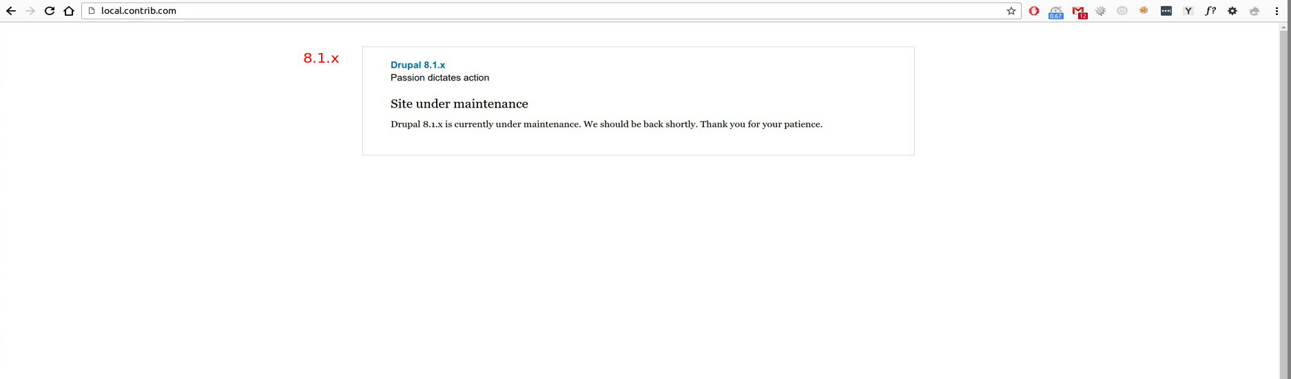 Clean up the "maintenance page" component in Bartik [#2542620] | Drupal.org