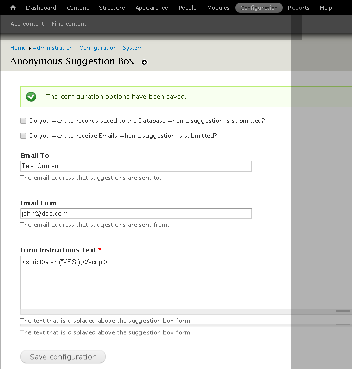 [D7] Anonymous Suggestion Box [#2342921] | Drupal.org