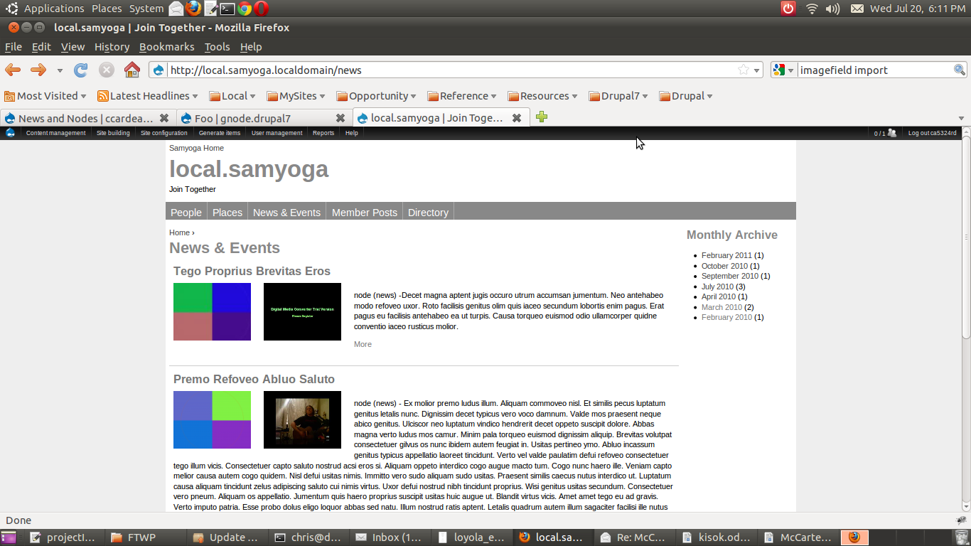 Simple Node Archive [#1222472] | Drupal.org