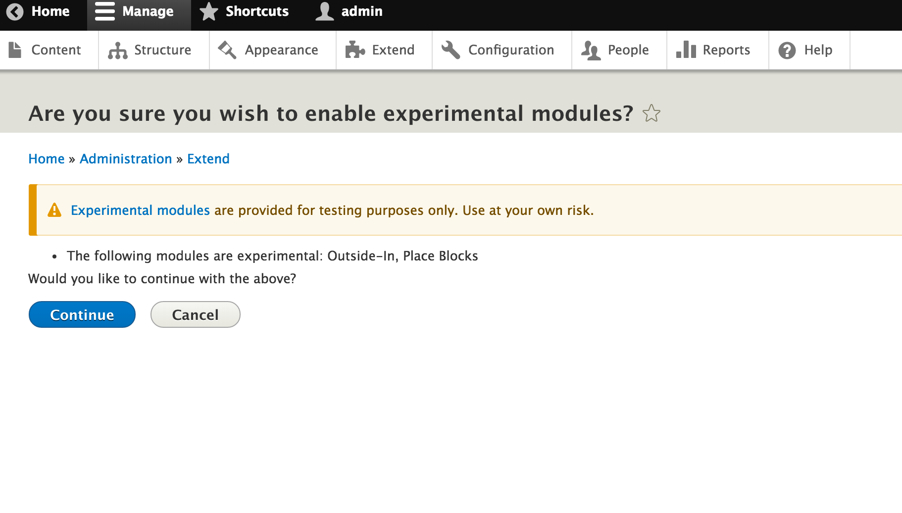 Make the Lightning Preview module "Experimental" [#2793359] | Drupal.org