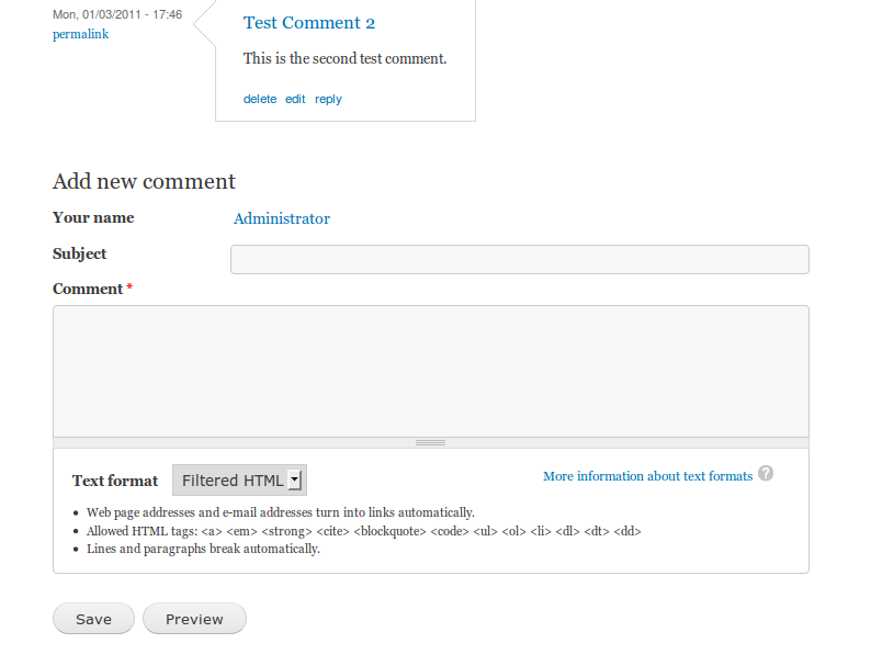 Bartik comment submit form is a bit janky. [#1000674] | Drupal.org