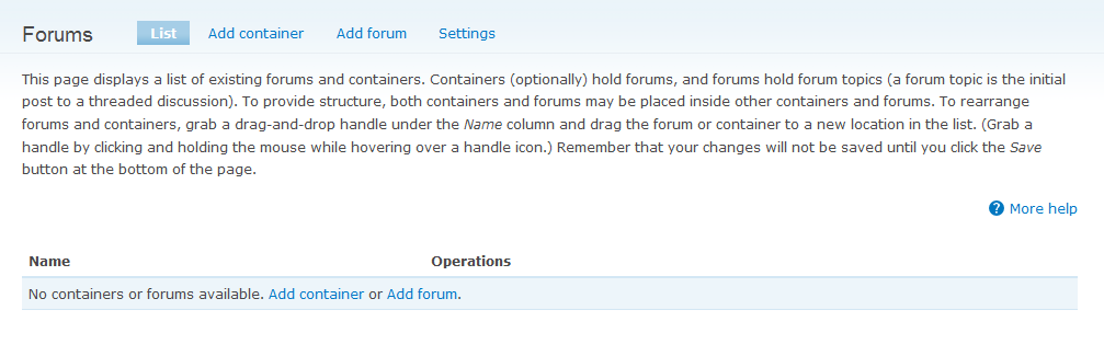 Cleanup forum description [#523406] | Drupal.org