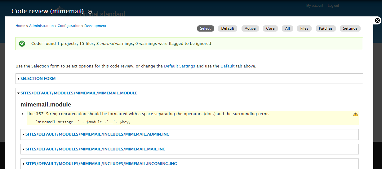 Fix coding standards [#2858390] | Drupal.org